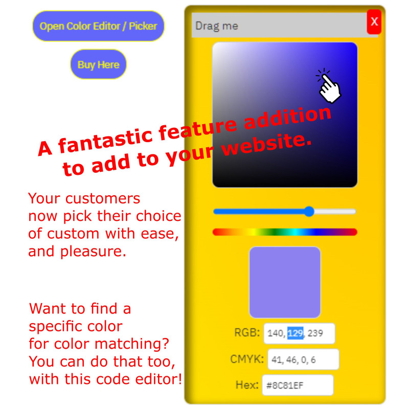 Color Editor Add-On: Boost Sales with Custom Color Choices