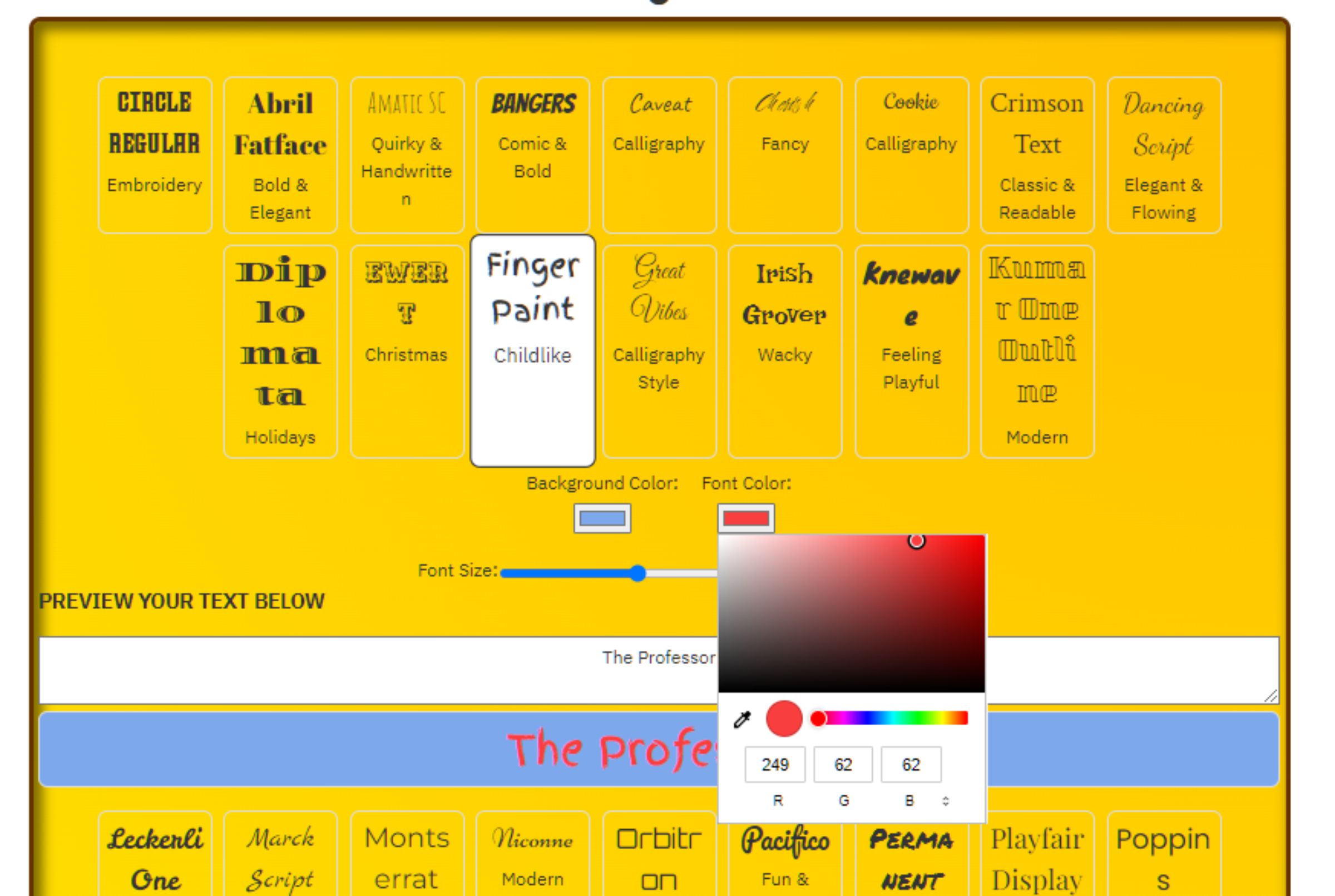 Font Search & Preview Tool - Find and Test Fonts
