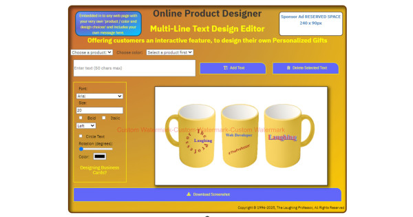 Product Designer - Multi-line Text Editor - Interactive Tool