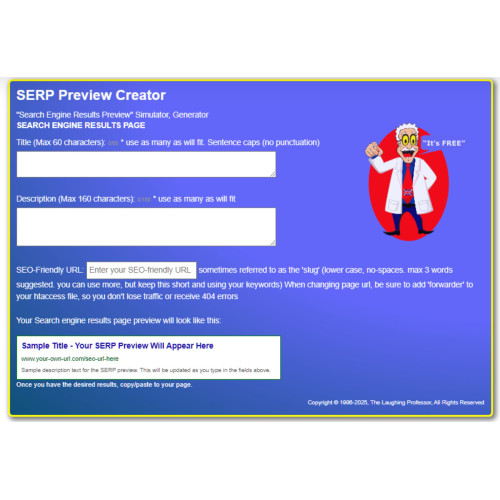 The Laughing Professor SEO Services Website Developer WV