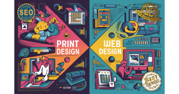 Designing for Print vs. Web: Key differences and considerations.