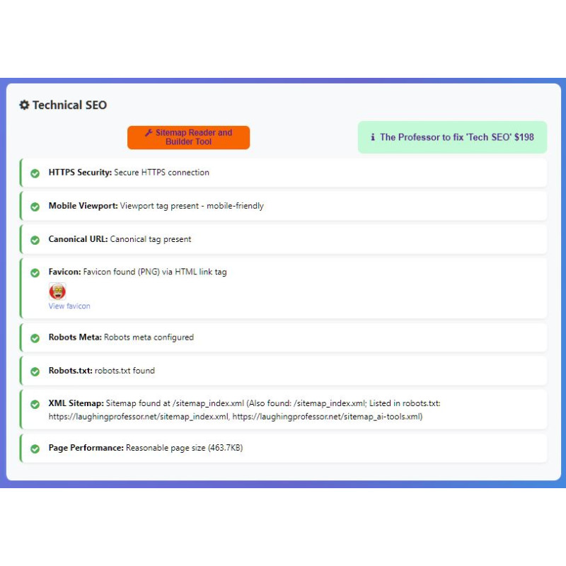 Web Design Report Card - White Label SEO Tool Subscription